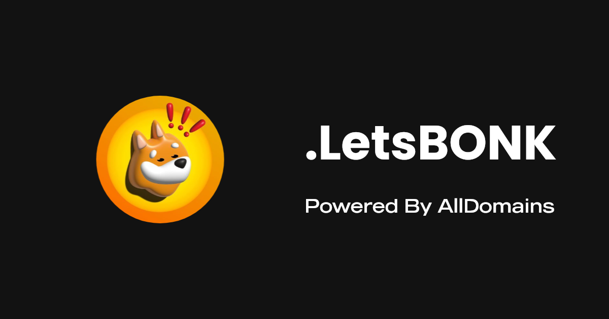 Buy .LetsBONK Domains | AllDomains.id